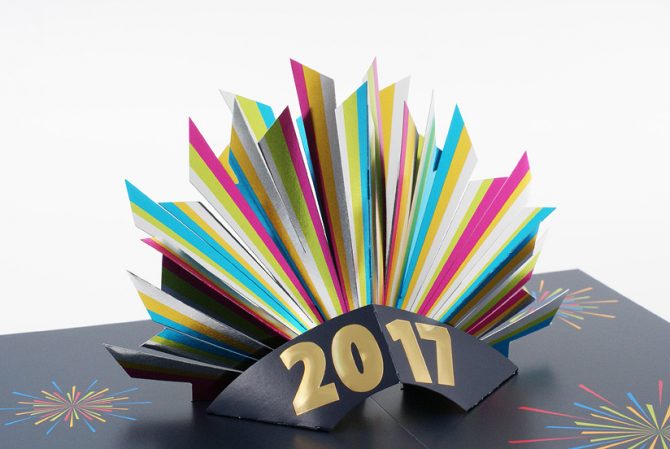 POP-UP-KARTE FEUERWERK – hollanddesign